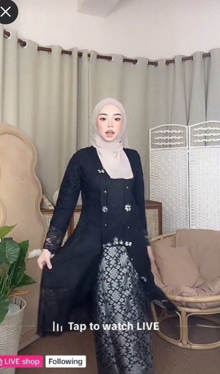 CEO CHOMEL KEBAYA LABUH SONGKET original price rm109, Women's Fashion ...