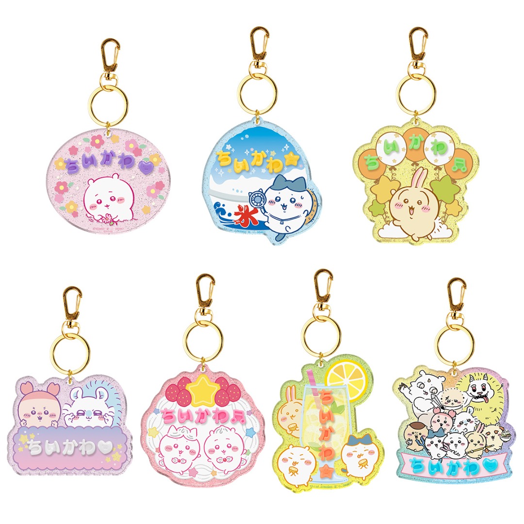 【新貨預訂】Chiikawa名字吊飾 (一盒12包) SOMETHING SMALL AND CUTE NAME DECORATION W/O ...