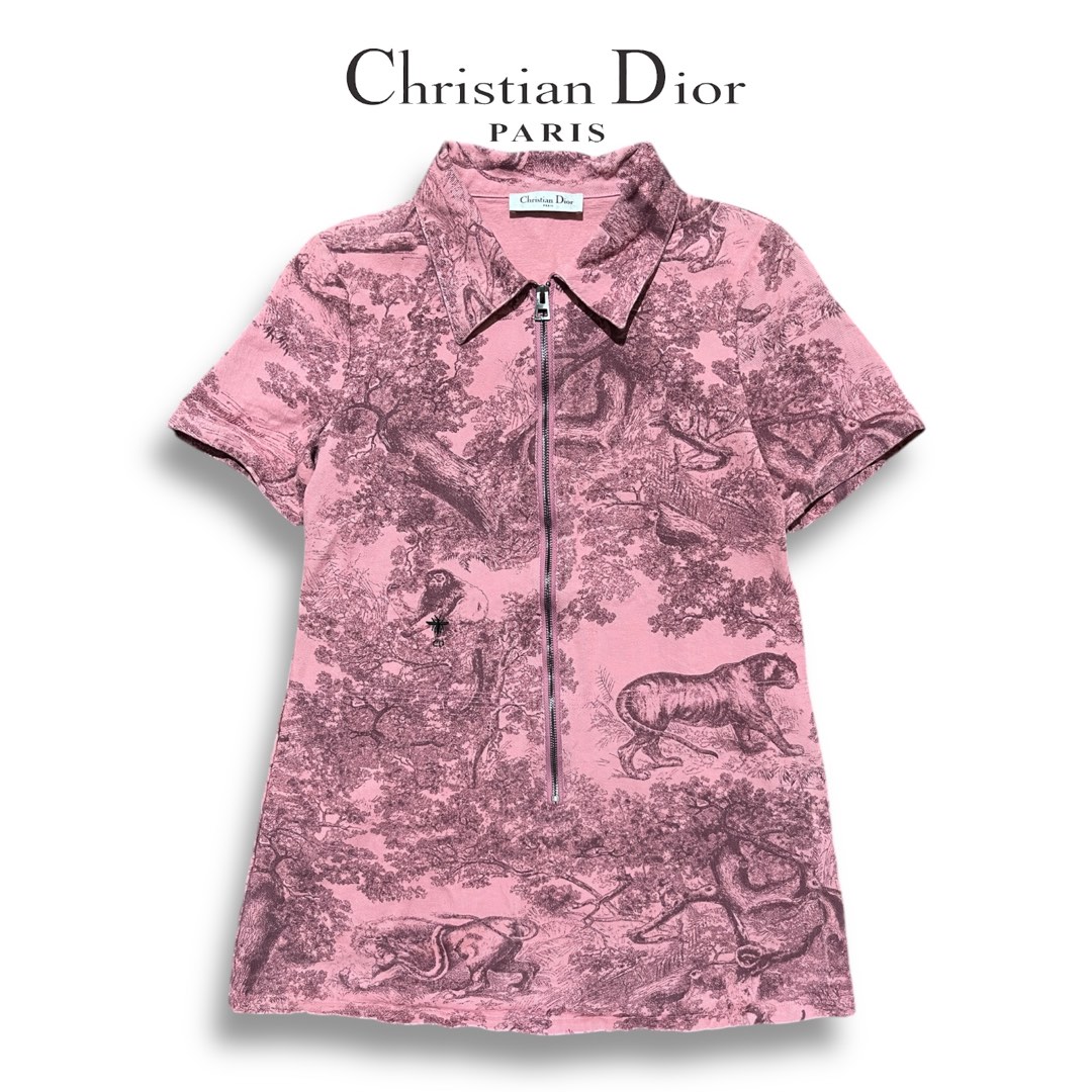 Christian Dior Rodeo Collared Zip-up Dress, Luxury, Apparel on Carousell