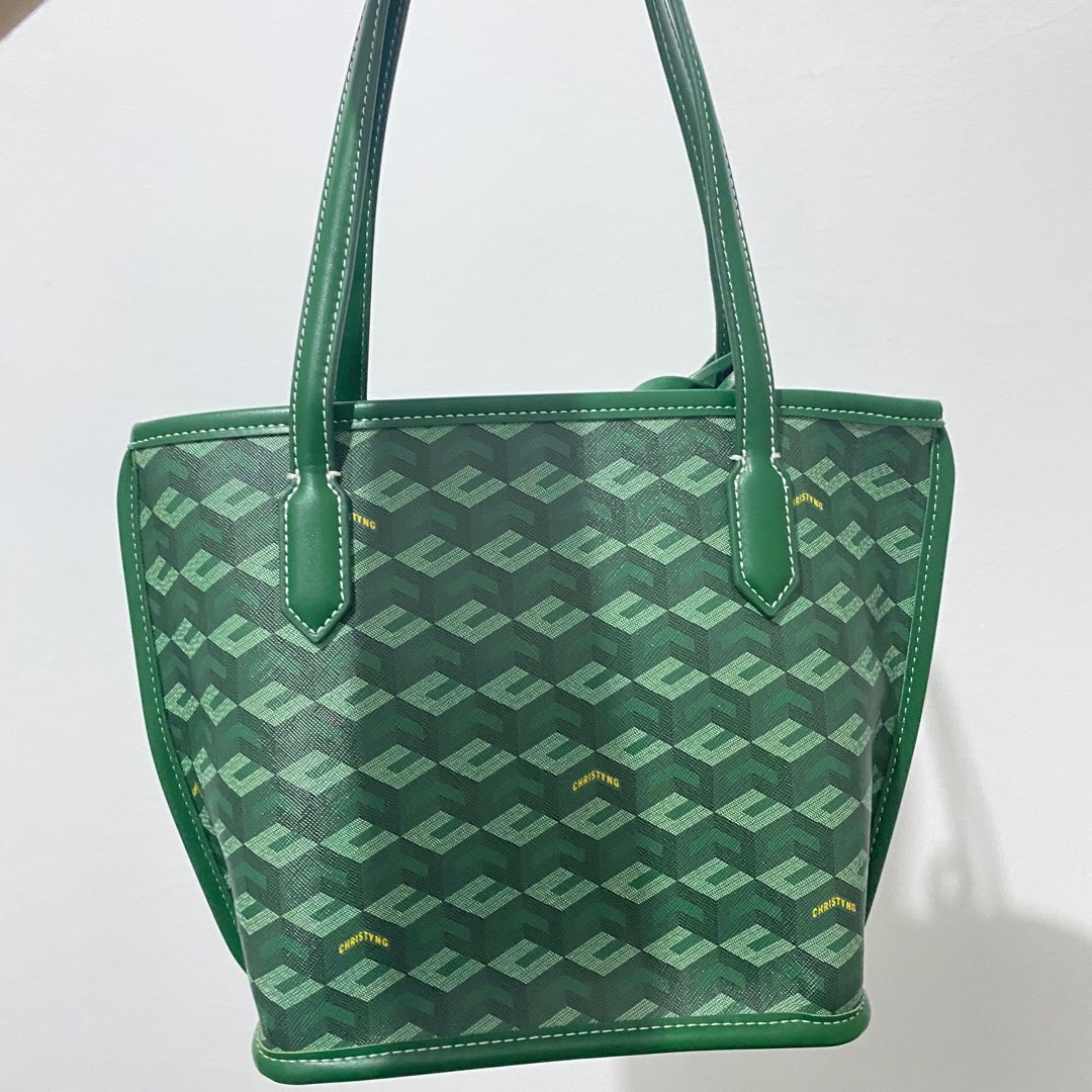 christy ng mini russo green hijau tas preloved NO NEGO, Fesyen Wanita ...