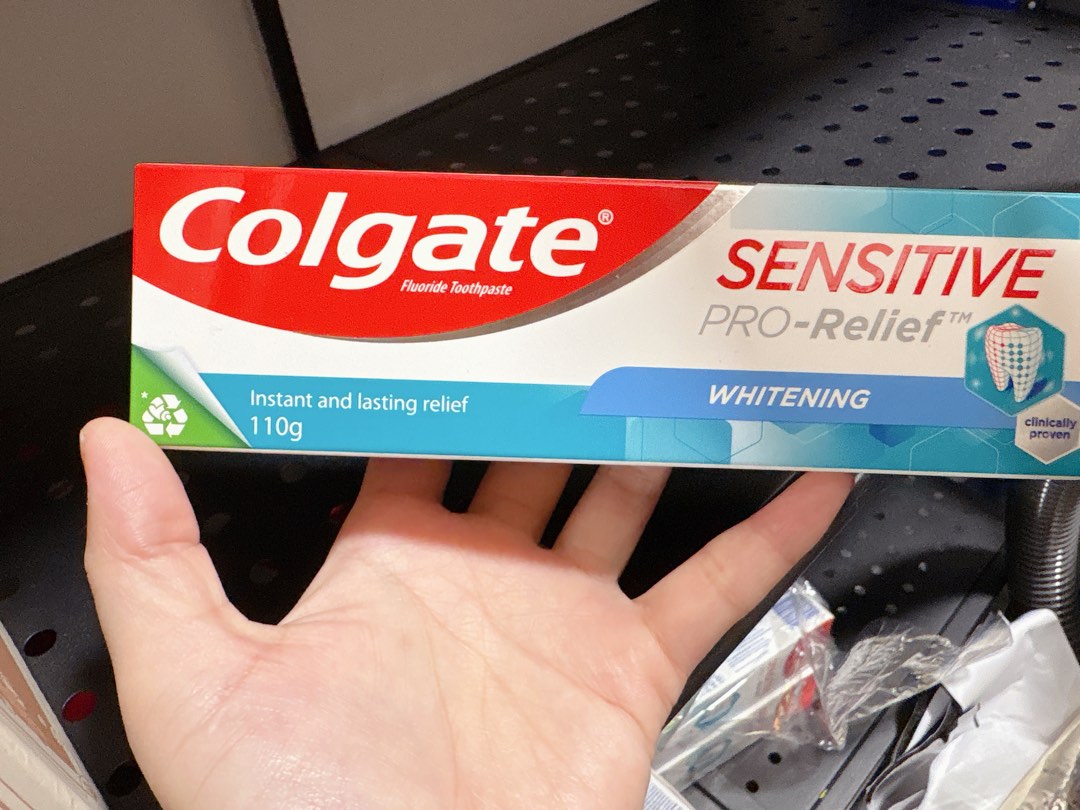 Colgate sensitive pro relief whitening, Beauty & Personal Care, Oral Care on Carousell