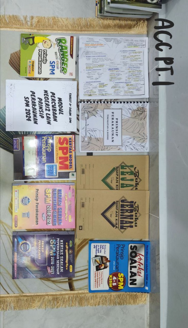 (COMBO) SPM AKAUN BOOKS - FORM 4 & FORM 5 EDITION, Hobbies & Toys ...