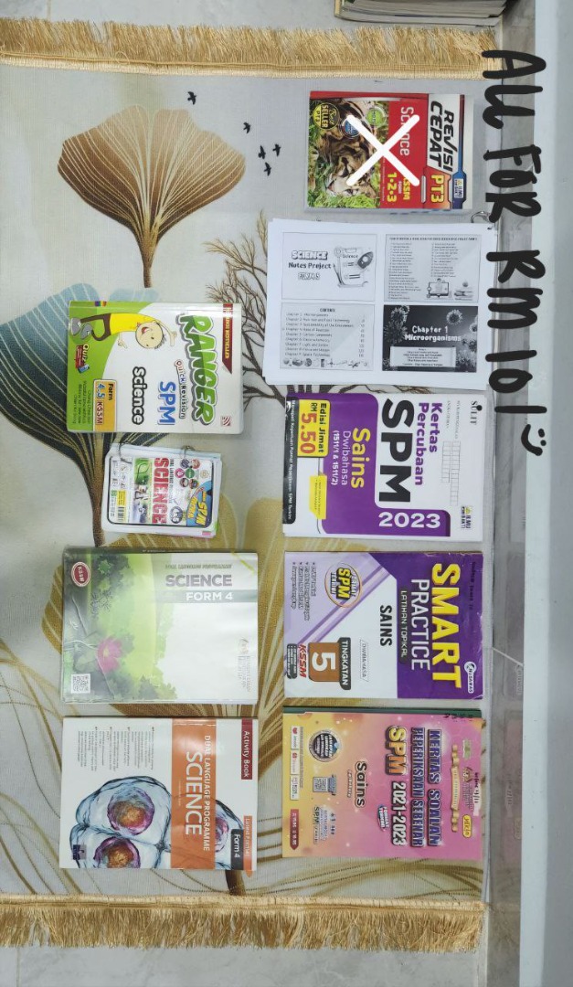 (COMBO) SPM SCIENCE BOOKS - FORM 4 & FORM 5 EDITION, Hobbies & Toys ...