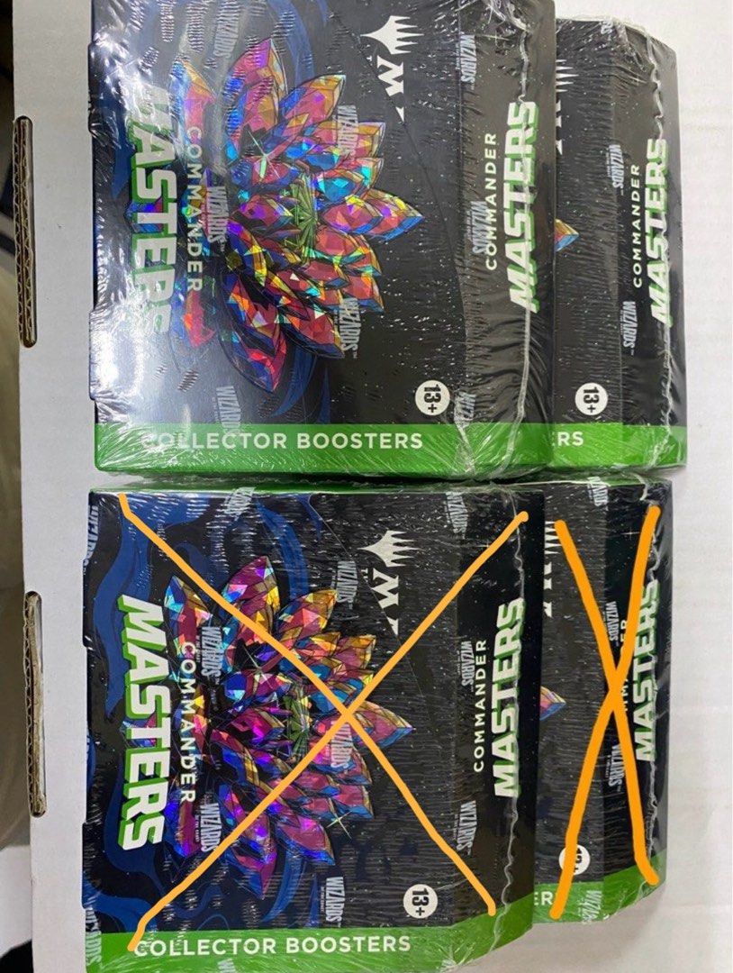 Commander Masters Collector Booster Box, Hobbies & Toys, Toys & Games on Carousell