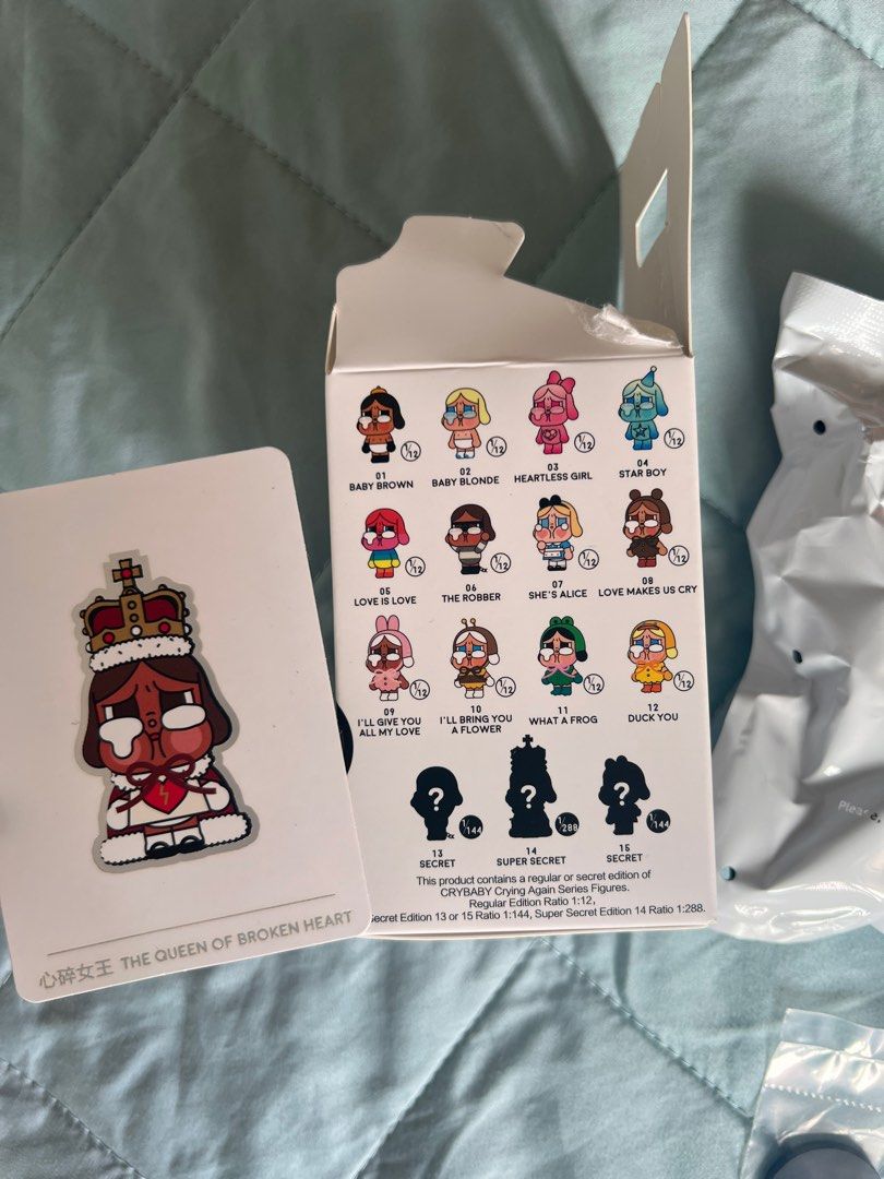 Crybaby Crying Again Series Figures Super Secret - The Queen of Broken ...