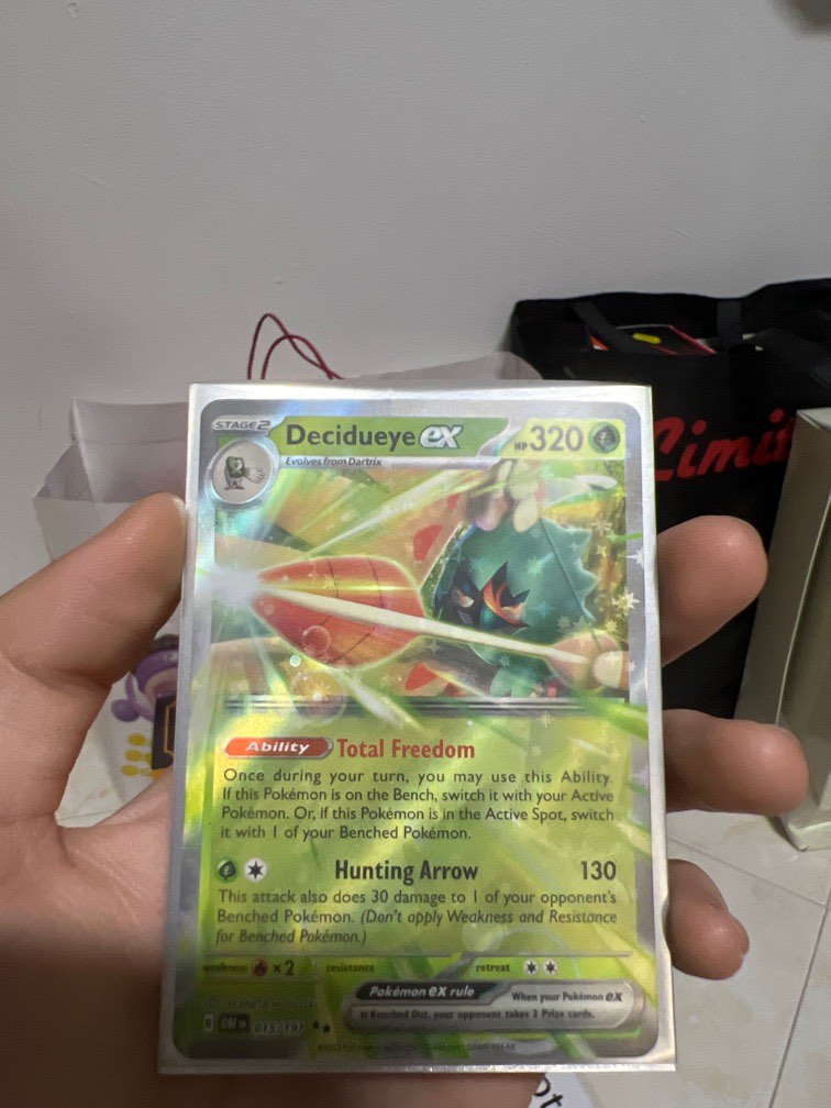 Decidueye ex 015/197, Hobbies & Toys, Toys & Games on Carousell