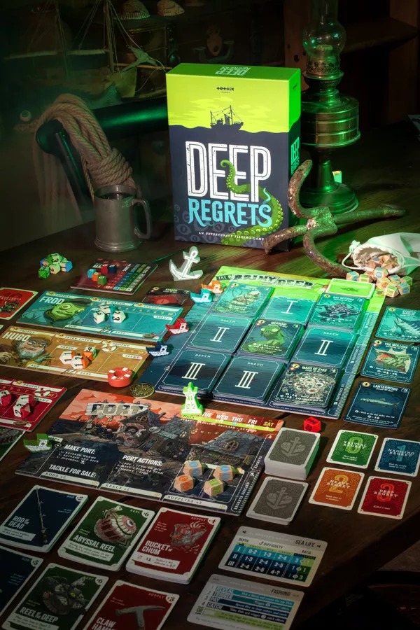 DEEP REGRETS BOARD GAME (Kickstarter Edition) with Game Expansion ...