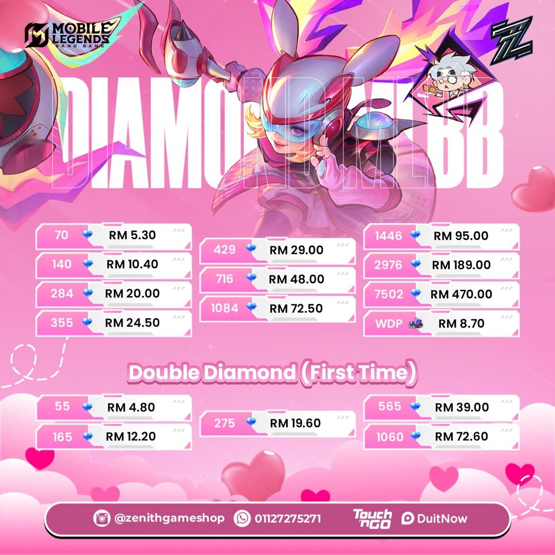 DIAMOND MLBB MALAYSIA 🇲🇾💎, Video Gaming, Gaming Accessories, In-Game ...