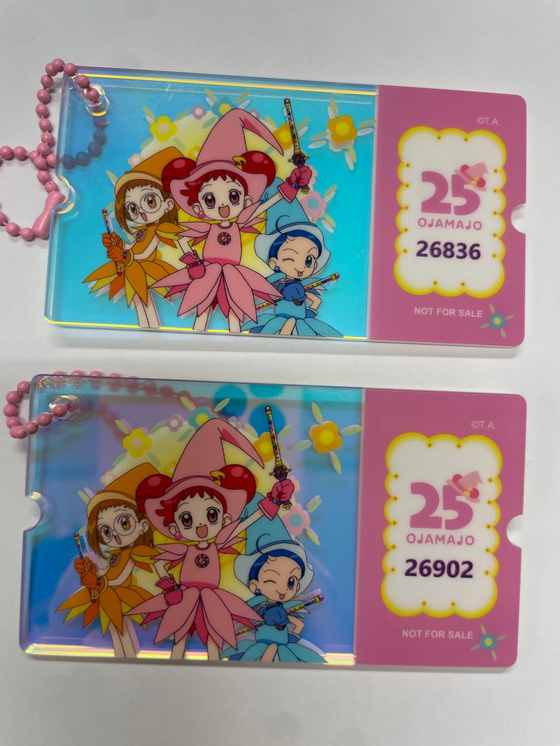 小魔女Doremi25周年展壓克力紀念票, 興趣及遊戲, 玩具 & 遊戲類 - Carousell