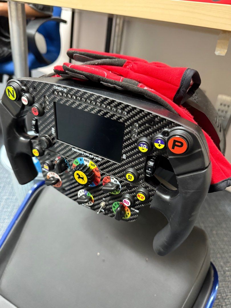 F1 Redbull Playseat + Thrustmaster rig with SF1000 wheel and standard ...