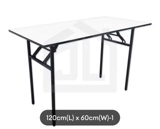 Banquet Table, Foldable Table, Meja, Furniture & Home Living, Furniture ...