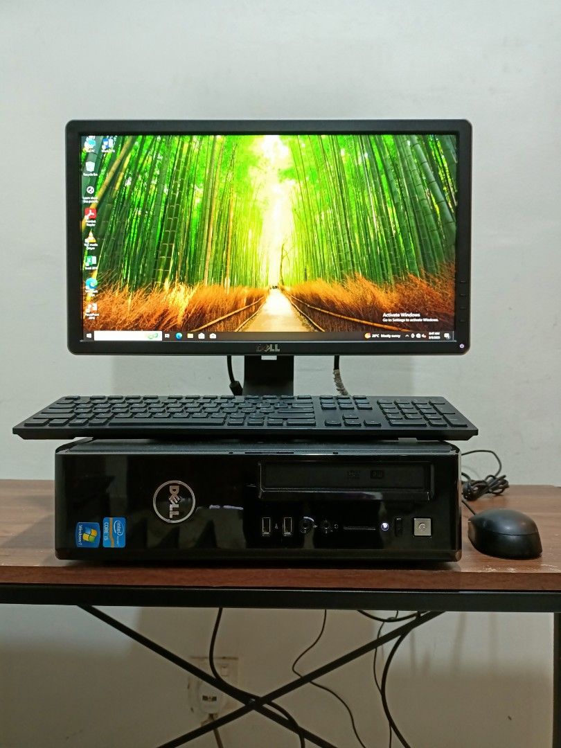 Full Set PC Dell Monitor 20", Computers & Tech, Desktops on Carousell