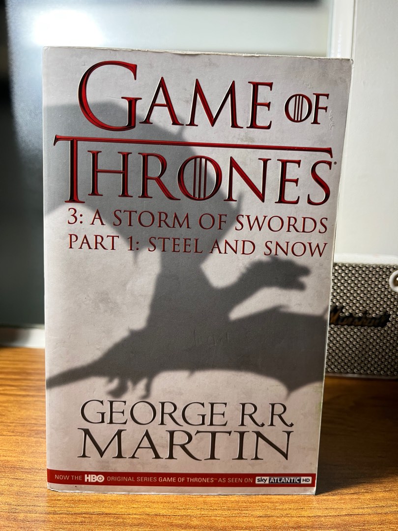 George RR Martin Game of Thrones 3: A Storm of Swords Part 1: Steel and ...
