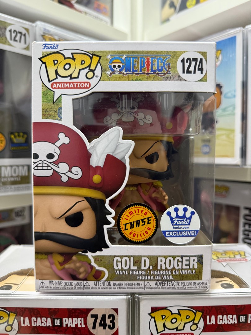 Gol D. Roger Chase #1274 - Funko Pop Animation : One Piece, Hobbies ...