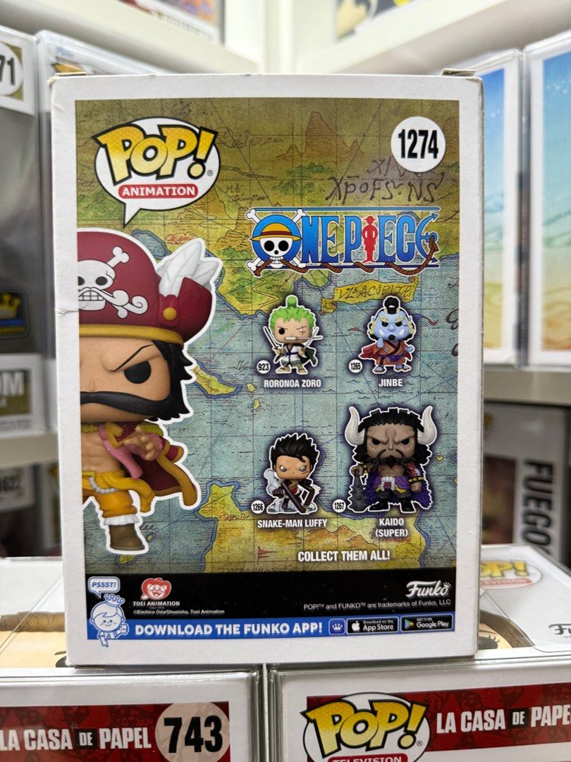 Gol D. Roger Chase #1274 - Funko Pop Animation : One Piece, Hobbies ...