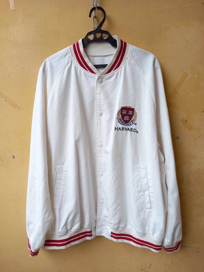 GU Harvard University Jacket Veritas, Men's Fashion, Coats, Jackets and ...