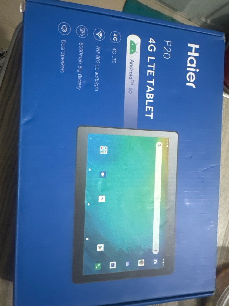 Haier Tablet 10 inches 4G 4gb+64 with box, Mobile Phones & Gadgets ...