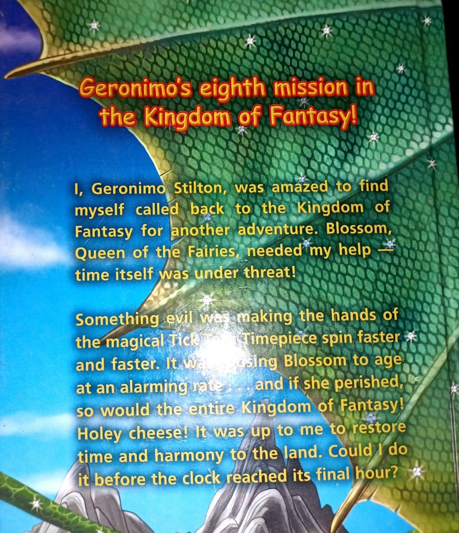 Hardcover The Hour of Magic (Geronimo Stilton and the Kingdom of ...