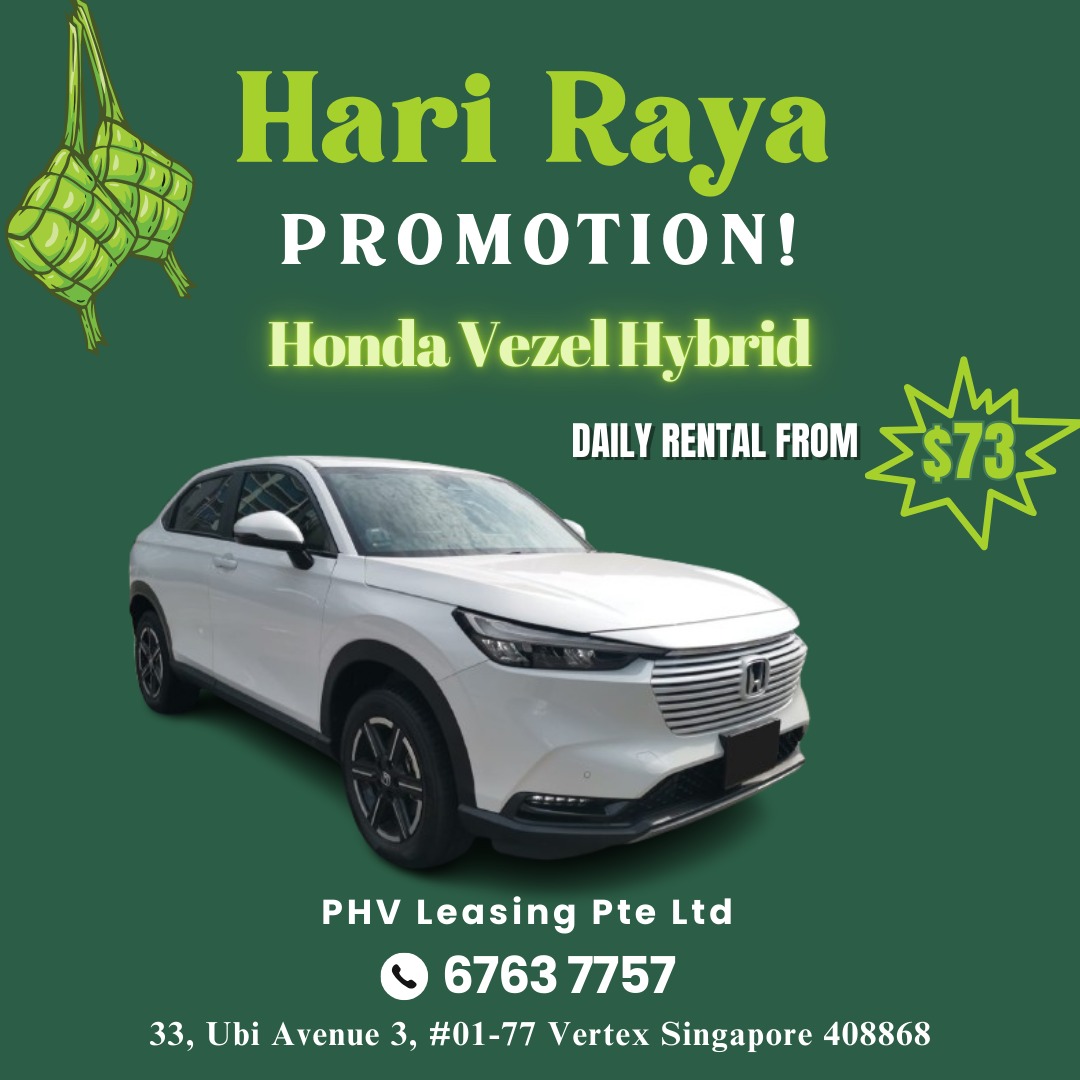 Hari Raya Promotion, Honda Vezel Hybrid For Rent, Cars, Car Rental on ...
