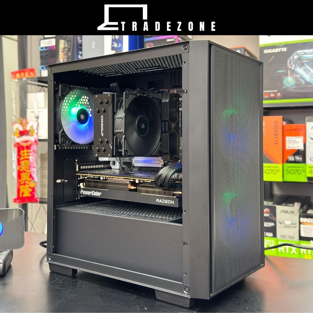 HARI RAYA SALE- 7800XT RYZEN 7 8400F 16GB 1TB Aftershock Rapid - Black ...