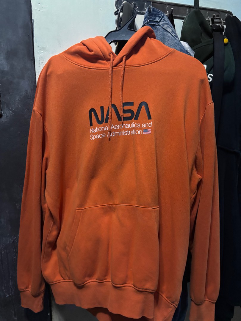 H&M NASA Hoodie, Men's Fashion, Tops & Sets, Hoodies on Carousell