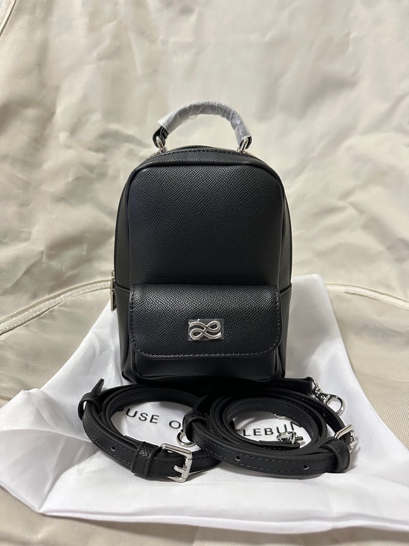 House of Little Bunny (HOLB) - Mini Backpack Black, Women's Fashion ...