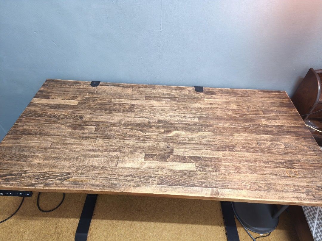 Ikea Gerton Solid Beech Wood tabletop with legs, Furniture & Home ...