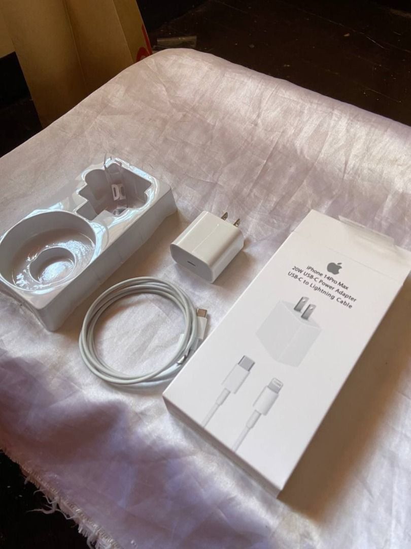 iPhone Power Adapter Fast Charger 20 Watts USB-C TO Lightning Cable ...