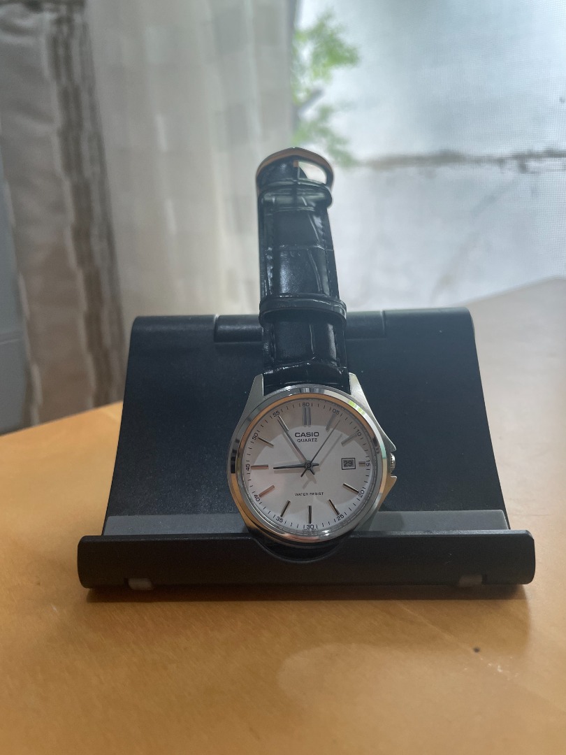 Jam Tangan Pria Original Casio Man Men Watch Leather Strap Bekas Second ...