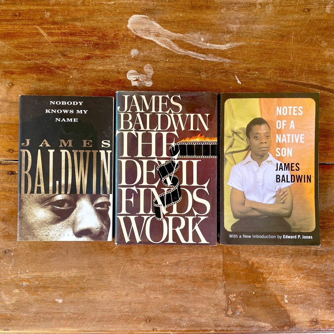 James Baldwin Set of 3 Books Nobody Knows My Name The Devil Finds Work ...