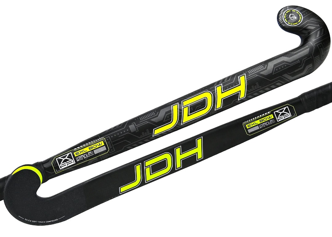 JDH X93 Field Hockey Sticks - CONCAVE (Blue) & EXTRA LOW BOW (Yellow ...
