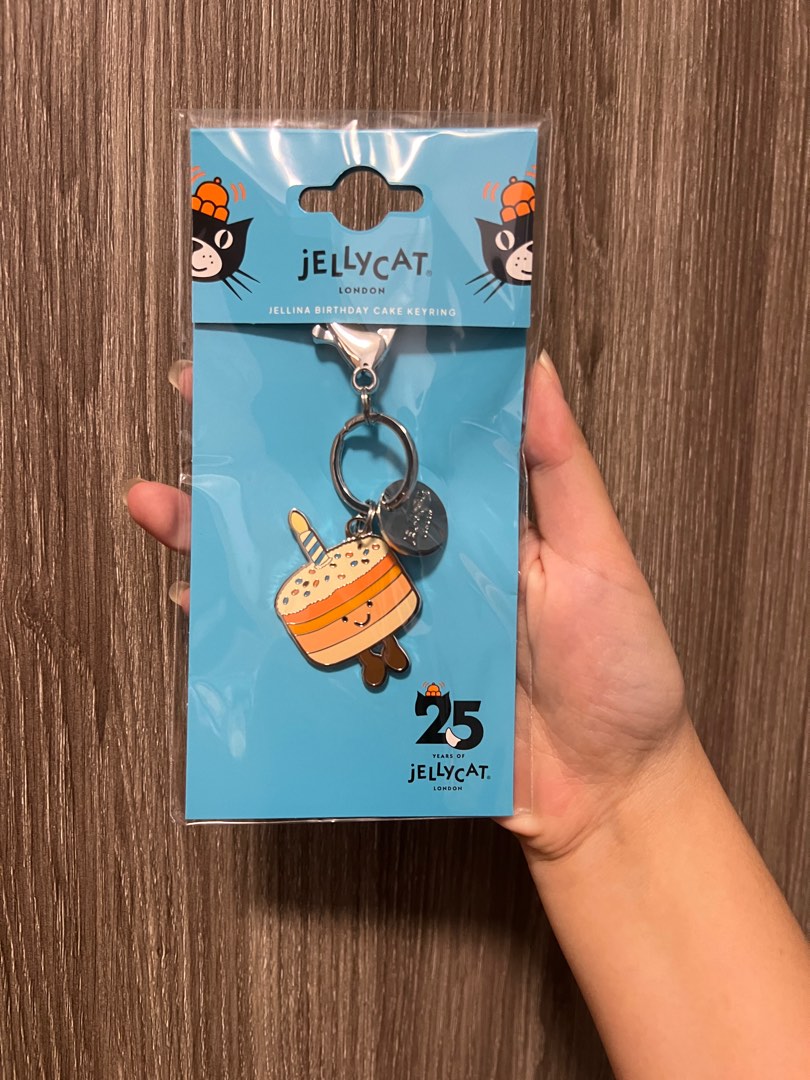 Jellycat Amuseables Jellina Birthday Cake Keyring, Hobbies & Toys, Toys ...