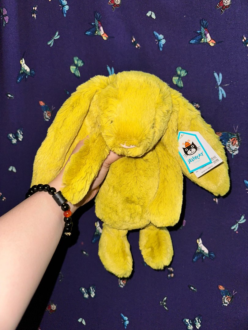 Jellycat Bashfull bunny "Zingy", Hobbies & Toys, Toys & Games on Carousell