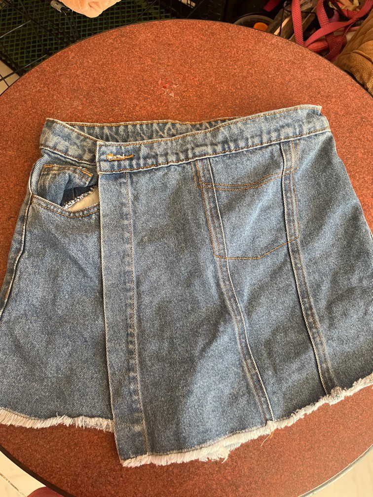 Just Kids Denim Maong Size 16 Short Skirt Bottom, Babies & Kids, Babies ...