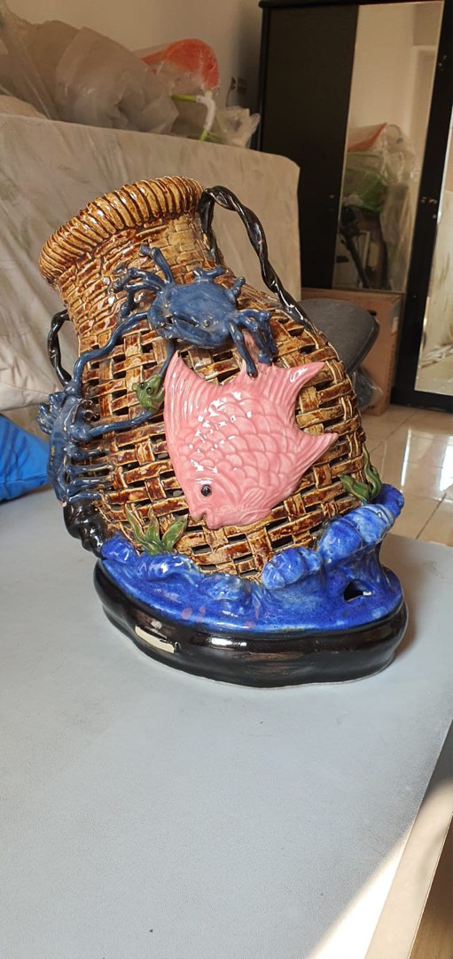 Keramik ikan & Binatang Laut, Antik, Furnitur di Carousell