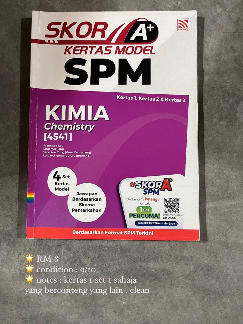 kimia spm model, Hobbies & Toys, Books & Magazines, Assessment Books on ...