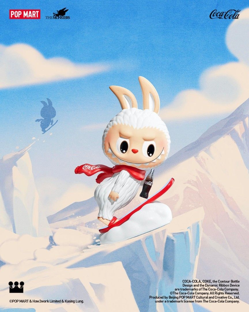 Labubu Snowy Mountain - The Monsters Coca-Cola Series Figures, Hobbies ...