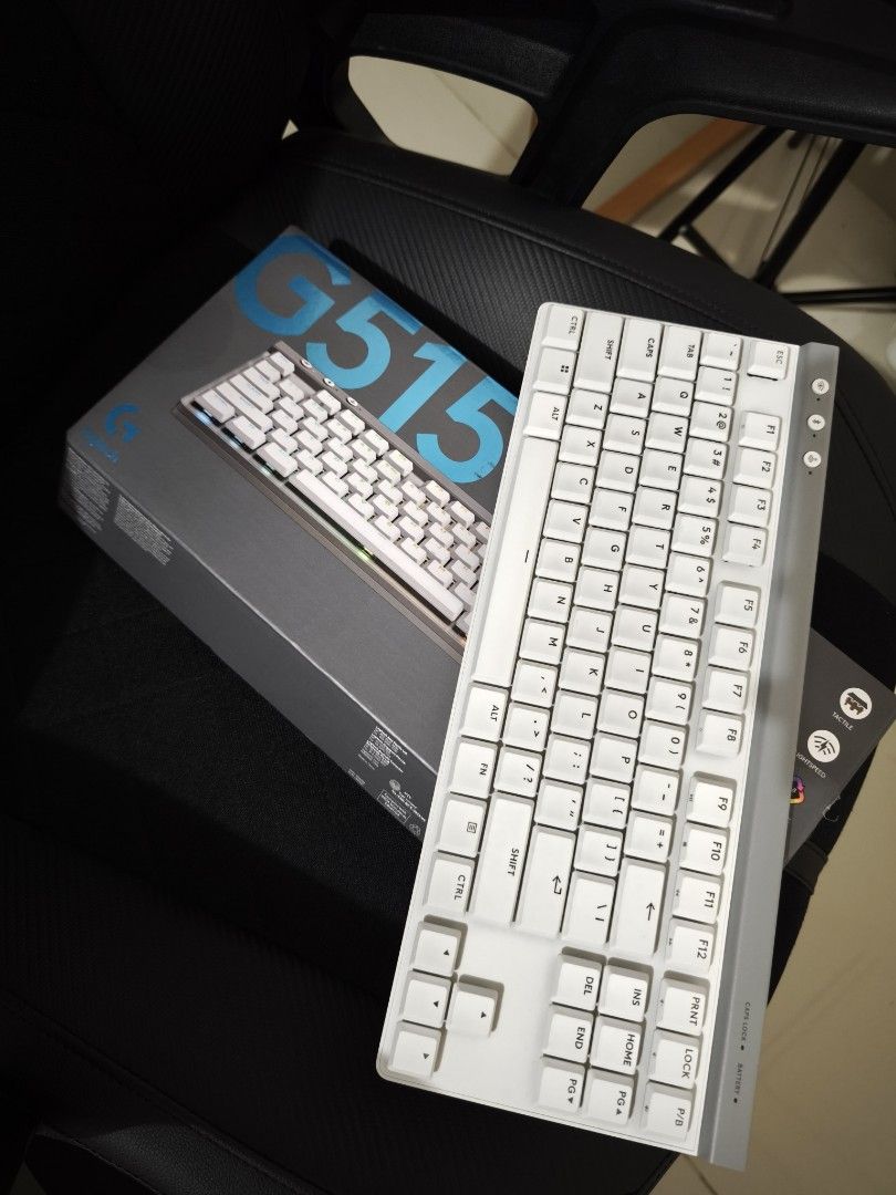 Logitech G515 Keyboard Gaming Wireless LIGHTSPEED TKL, RGB Lightsync ...