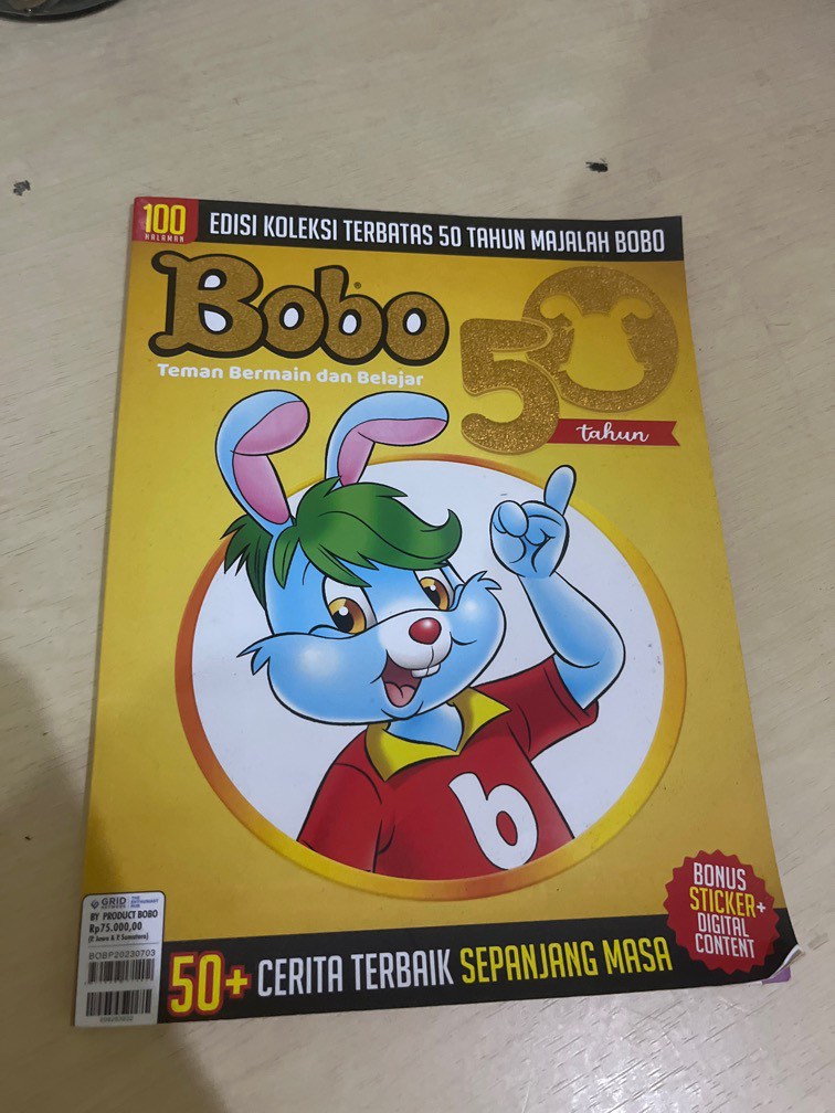 Majalah bobo 50 tahun, Buku & Alat Tulis, Majalah & Lainnya di Carousell