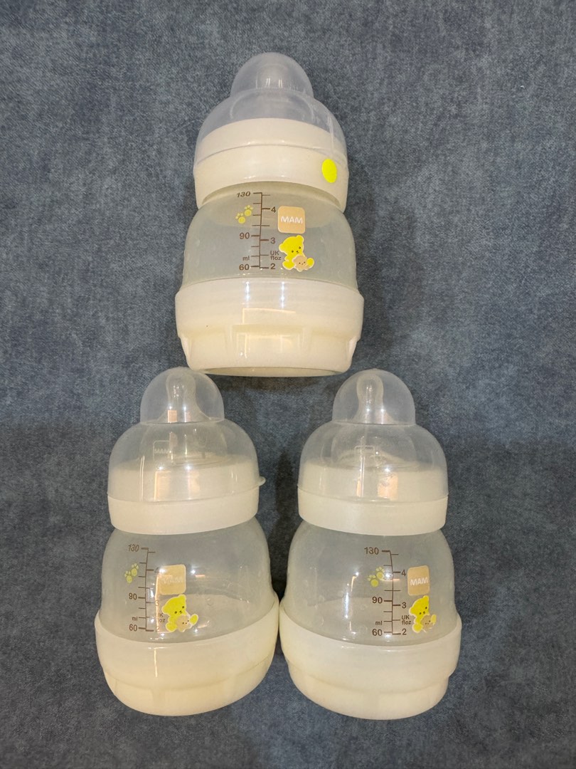 MAM PP Milk Bottle 130ML, Babies & Kids, Nursing & Feeding, Breastfeeding & Bottle Feeding on ...