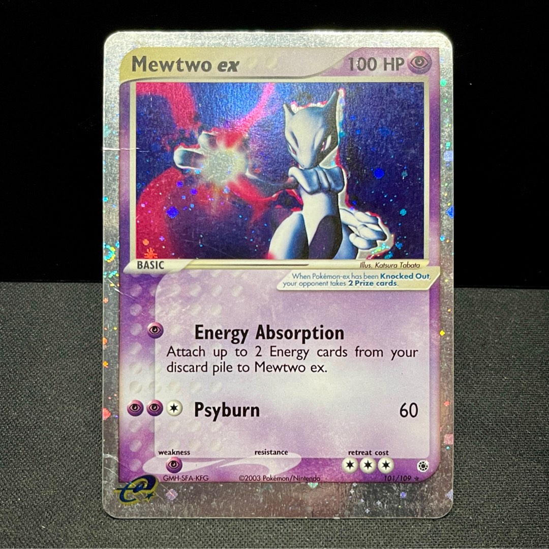 Mewtwo ex 101/109 Pokemon Trading Card TCG, Hobbies & Toys, Toys ...