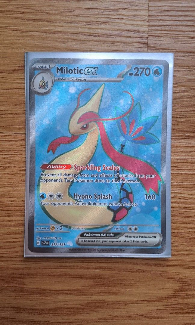 Milotic EX Full Art Surging Sparks Pokemon Pokémon Card, Hobbies & Toys ...