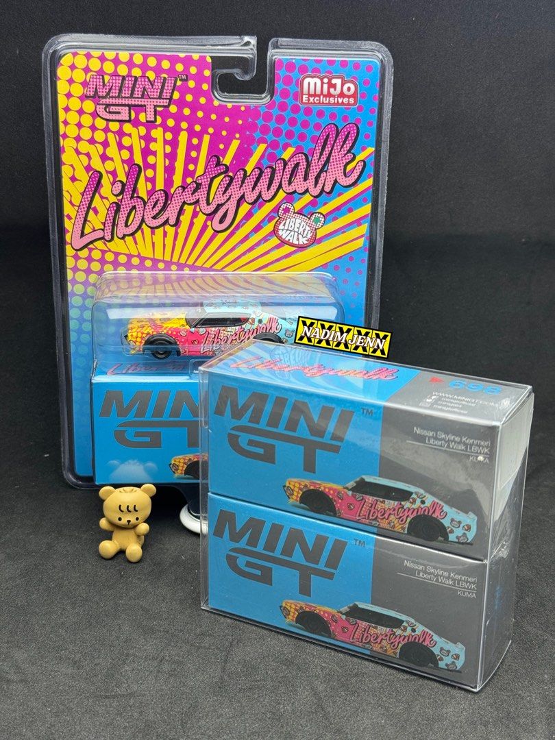 Mini GT Nissan Skyline Kenmeri Liberty Walk LBWK KUMA RHD MGT00698-MJ ...