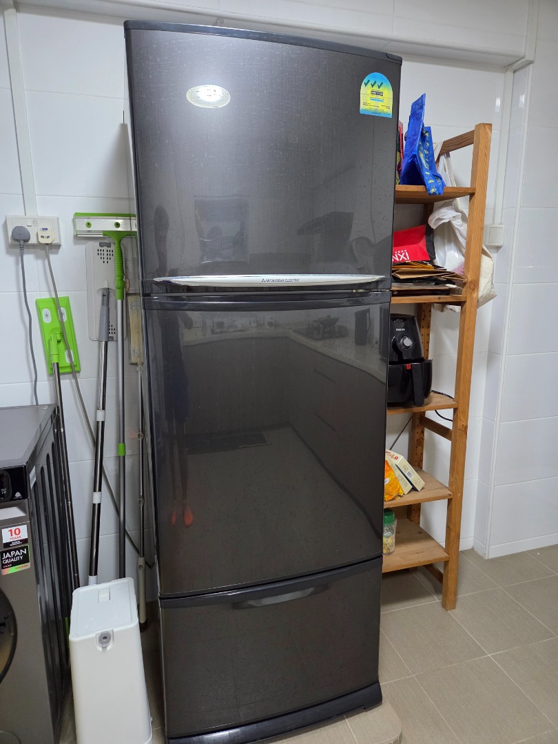 Mitsubishi Electric 342L 3-door fridge MR-V45B, TV & Home Appliances, Kitchen Appliances ...