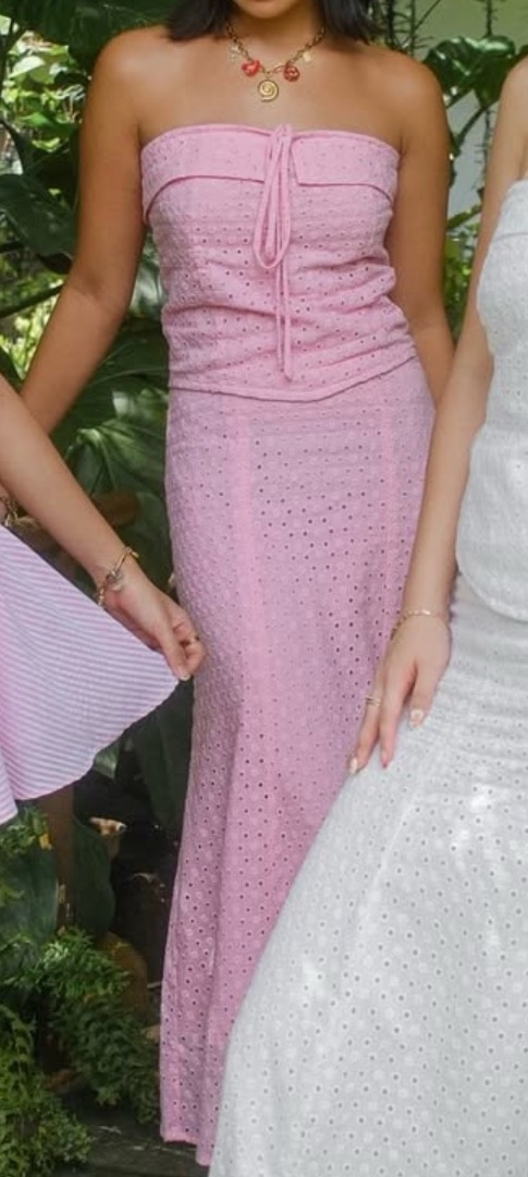 MIU THE LABEL X MATCHA MAMA CAPRI SKIRT (PINK), Women's Fashion ...