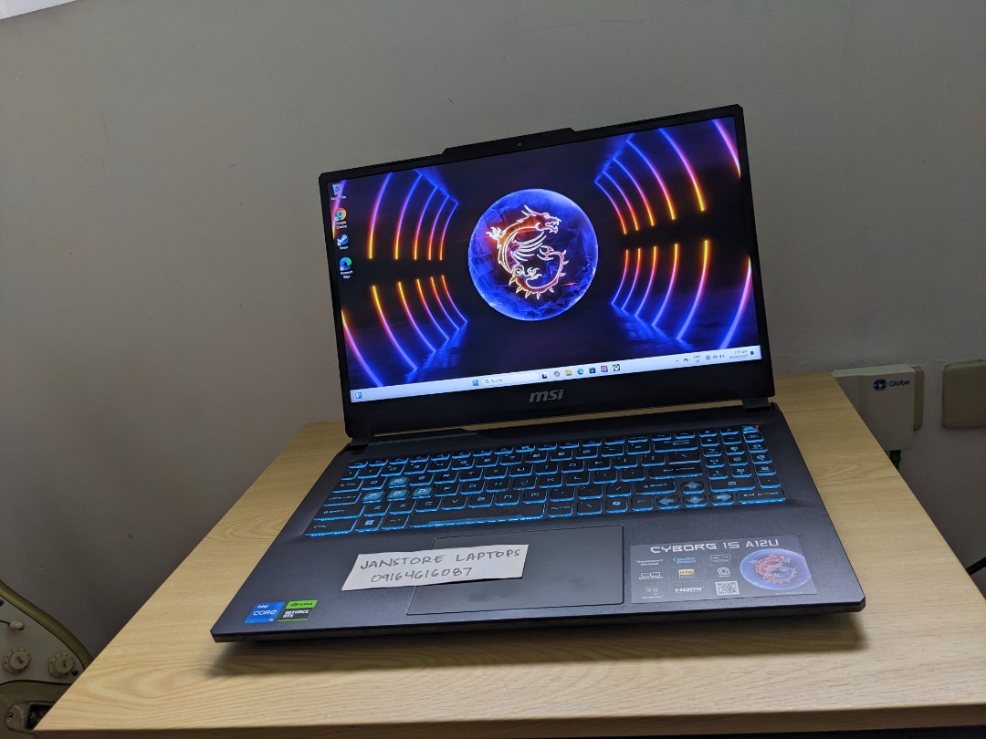 MSI Cyborg 15 A12UCX 144Hz Core i5 12450H Nvidia RTX2050, Computers ...