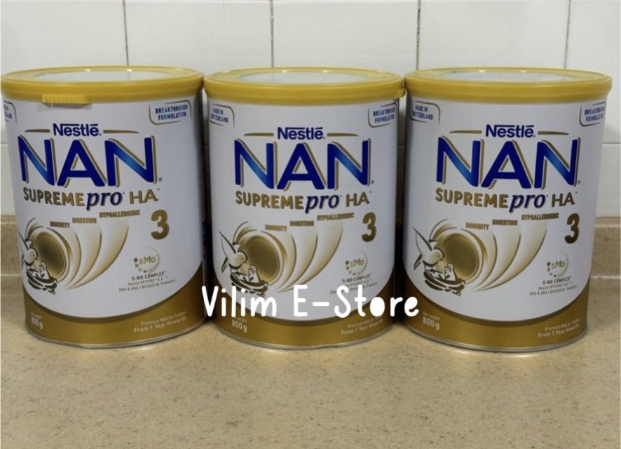 Nan Supreme Pro HA Stage 3 (Bundle of 3), Babies & Kids, Nursing ...
