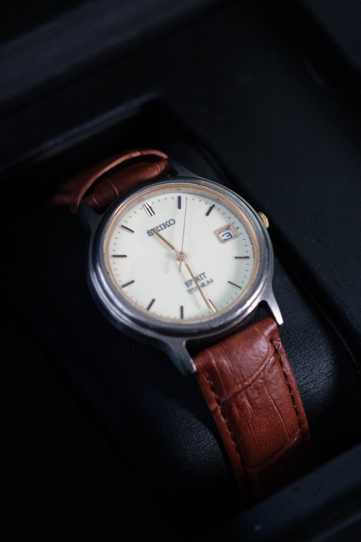 Neo-Vintage Seiko Spirit JDM Titanium Mens Watch - 7N42-8060 - Made ...