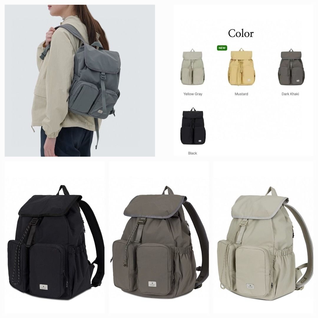 New！爆款正品韓國Snow Peak cample系列Backpack bag/背囊/雙肩包/旅行背包/學生書包，一出道即銷量屢創巔峰。超勁受歡迎！分12L，17L兩種容量, 女裝, 手袋及 ...