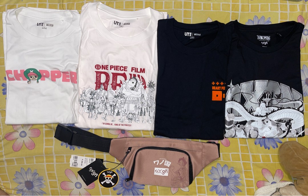 One Piece merchandise (set), Men's Fashion, Tops & Sets, Tshirts & Polo ...